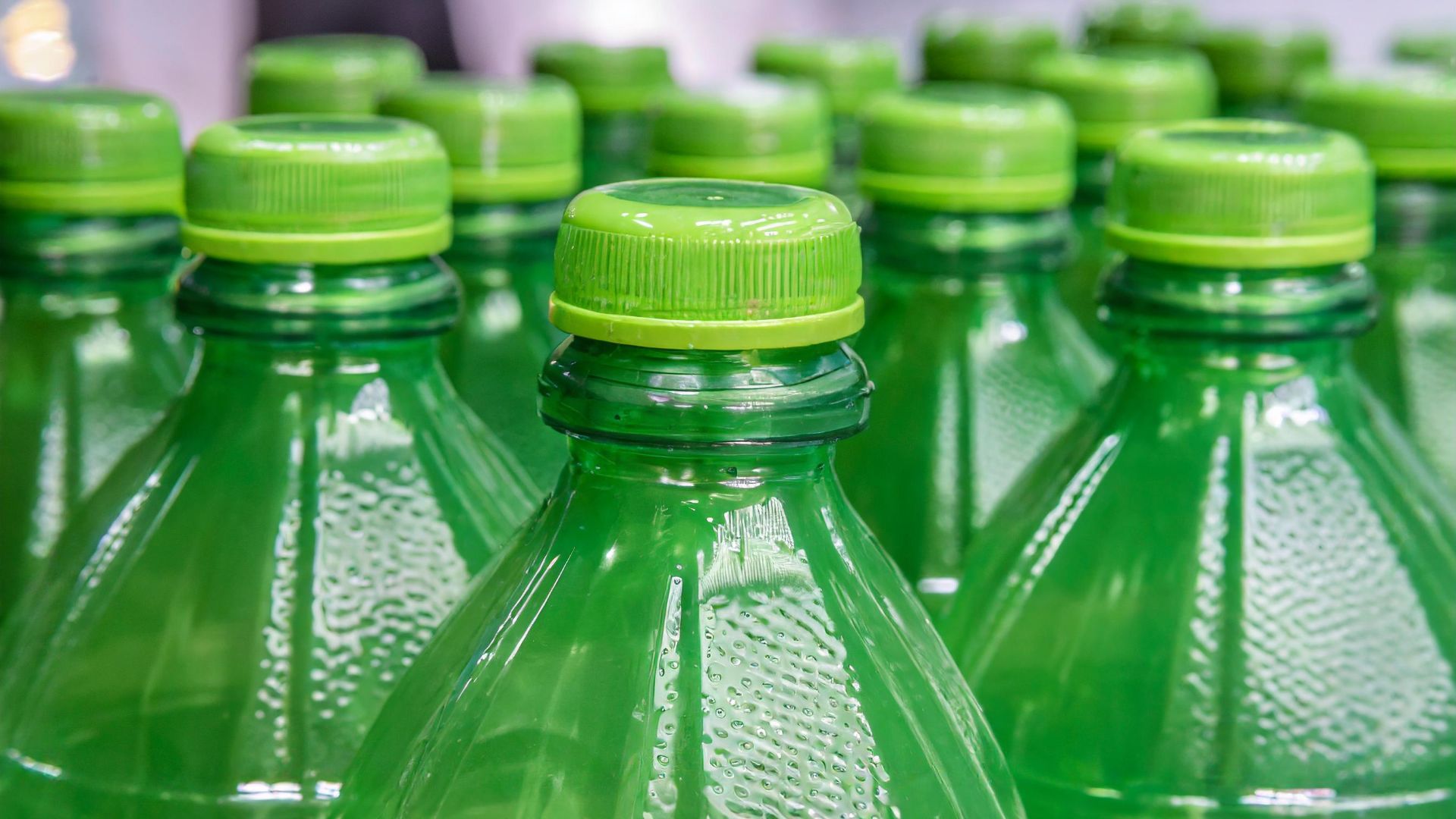 Plastic drink bottles store